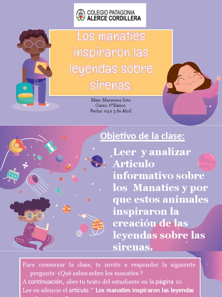 6B - Lenguaje - PPT 6 Basico 4 y 5 de Abril | PDF