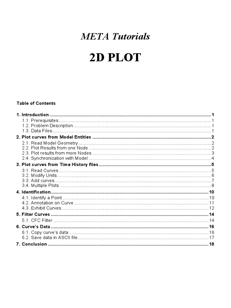 META Tutorials 2d Plot | PDF | Computer File | Button (Computing)