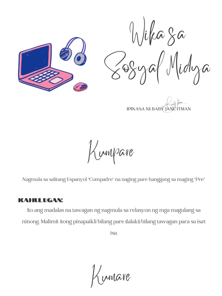 Wika Sa Sosyal Midya | PDF