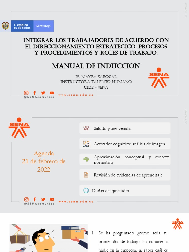 Presentación de PowerPoint MANUAL DE INDUCCIÓN Y REINDUCCION | PDF | Gestión de recursos humanos ...