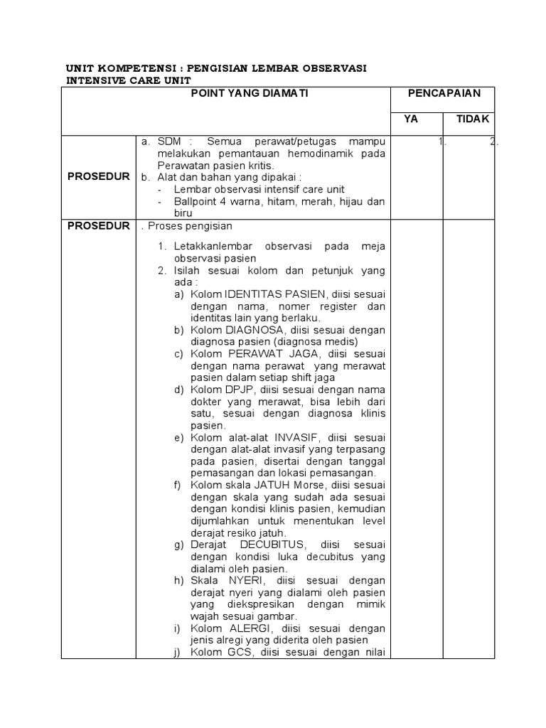 Unit Kompetensi | PDF