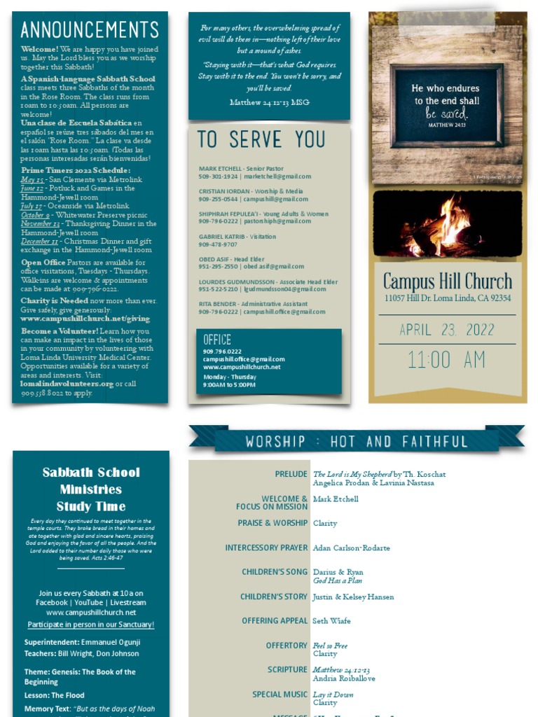 Bulletin 04 23, 2022 | PDF