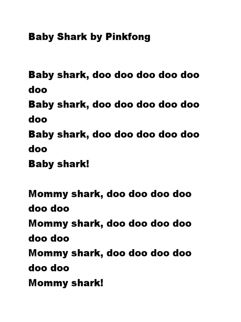 Baby Shark | PDF