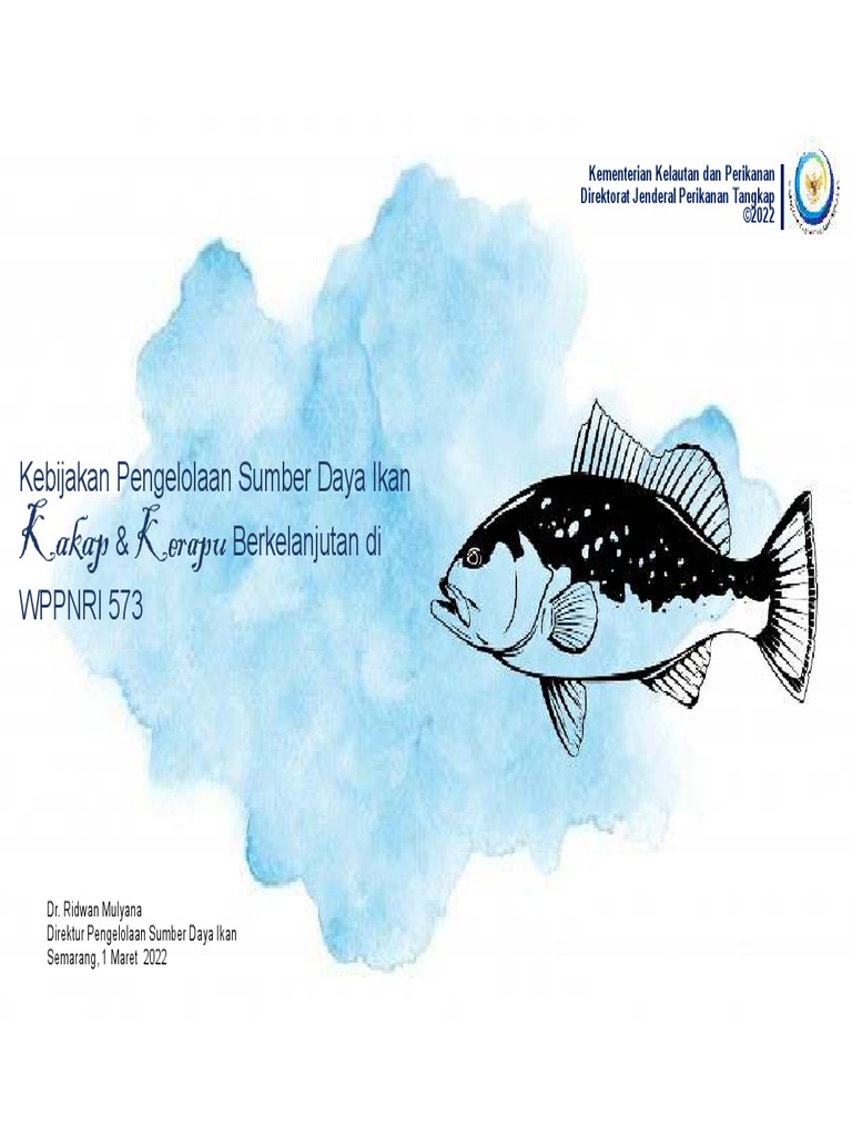 Kebijakan Kakap Dan Kerapu Di WPPNRI 573 | PDF