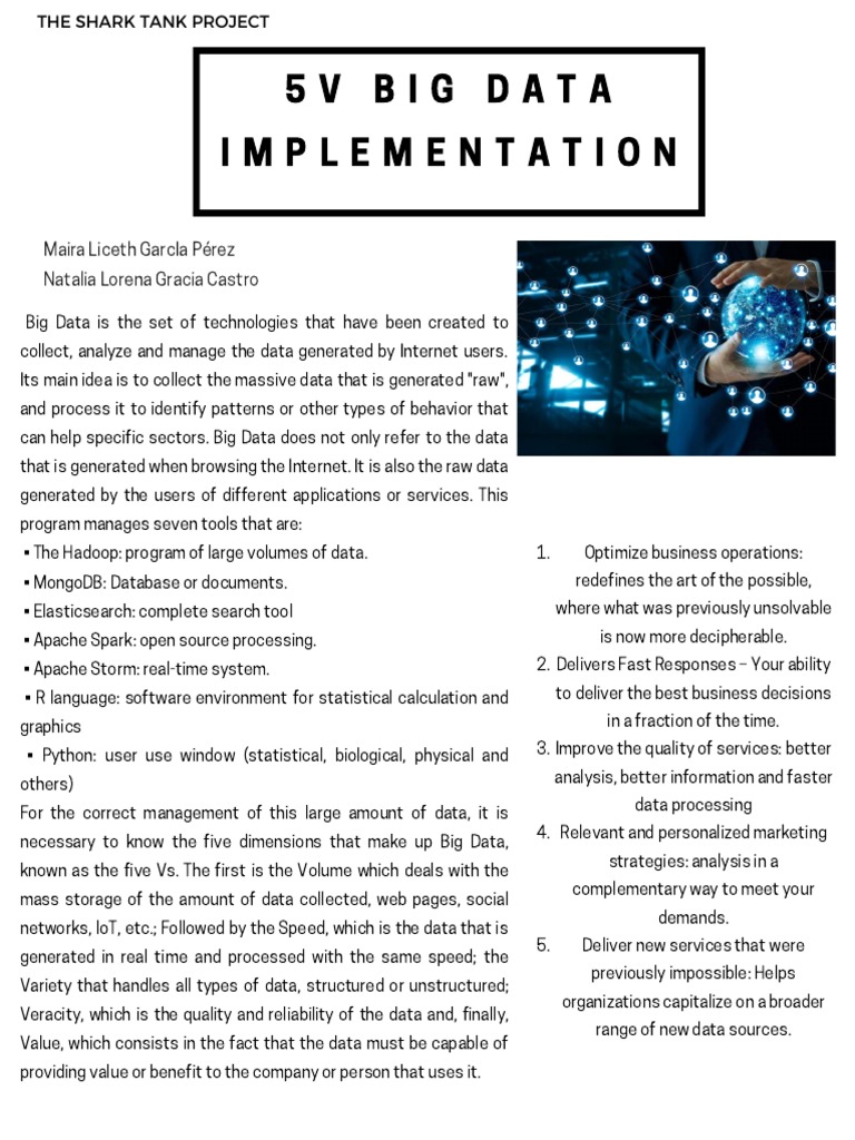 5v Big Data Impletamentation | PDF | Big Data | Data