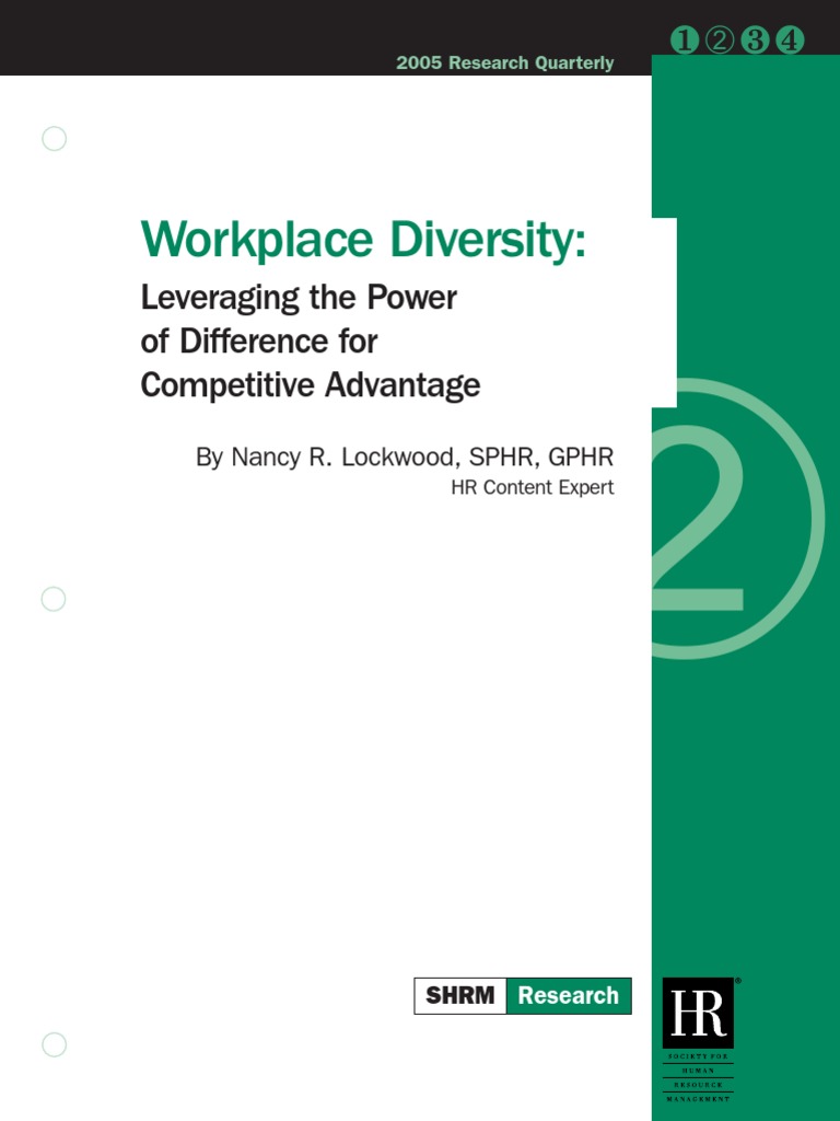 Workplace Diversity | PDF | Diversity (Business) | Employment