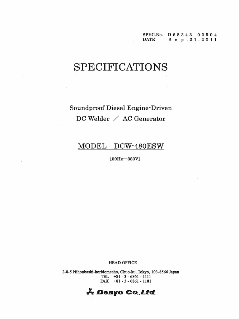 DCW 480esw Russia | PDF