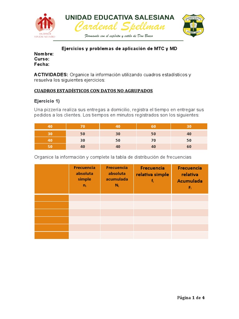 Actividad T1 MTC MD | PDF | Frecuencia