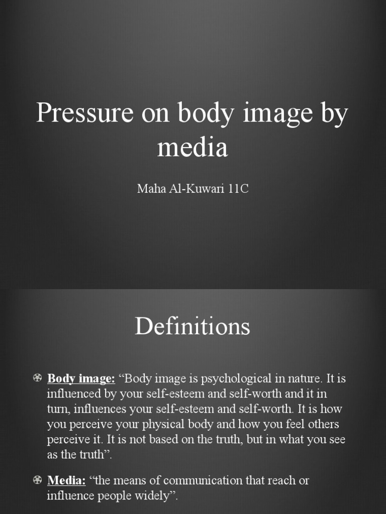 Media Effect On Body Image | PDF | Body Image | Eating Disorder