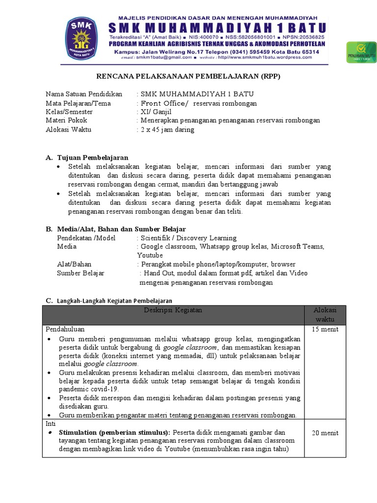 RPP KD 5 - Fo - PHT | PDF