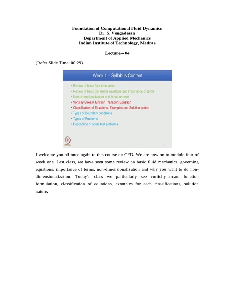 Foundation of Computational Fluid Dynamics | PDF | Partial Differential Equation | Fluid Dynamics