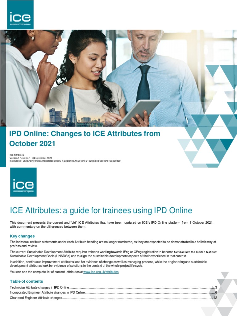 Ipd Online - Changes To Ice Attributes From October 2021 | PDF ...