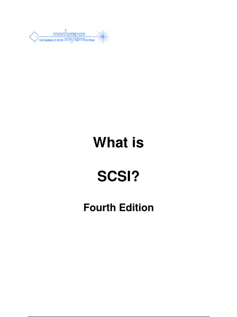 Basics of SCSI | PDF | Digital Technology | Computing