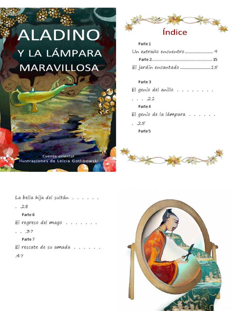 Aladino, y La Lampara Maravillosa | PDF | Genios
