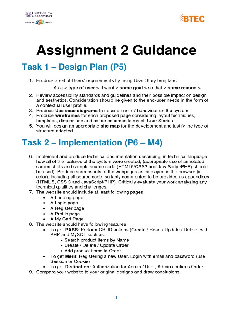 Unit 10.assignment 2 Guidance - 20210910 | PDF | Html5 | Cyberspace