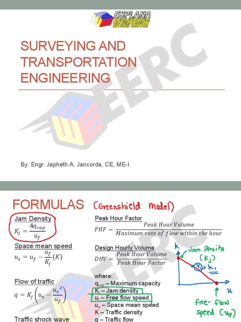 Refresher (Surveying and Transportation Engineering Discussion) | PDF ...