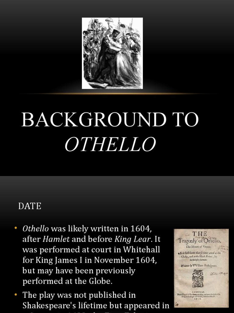 Othello PowerPoint | PDF | Othello | Iago