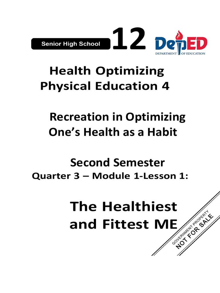 HOPE 4 Module 1 Lesson 1 | PDF | Physical Fitness | Behavior
