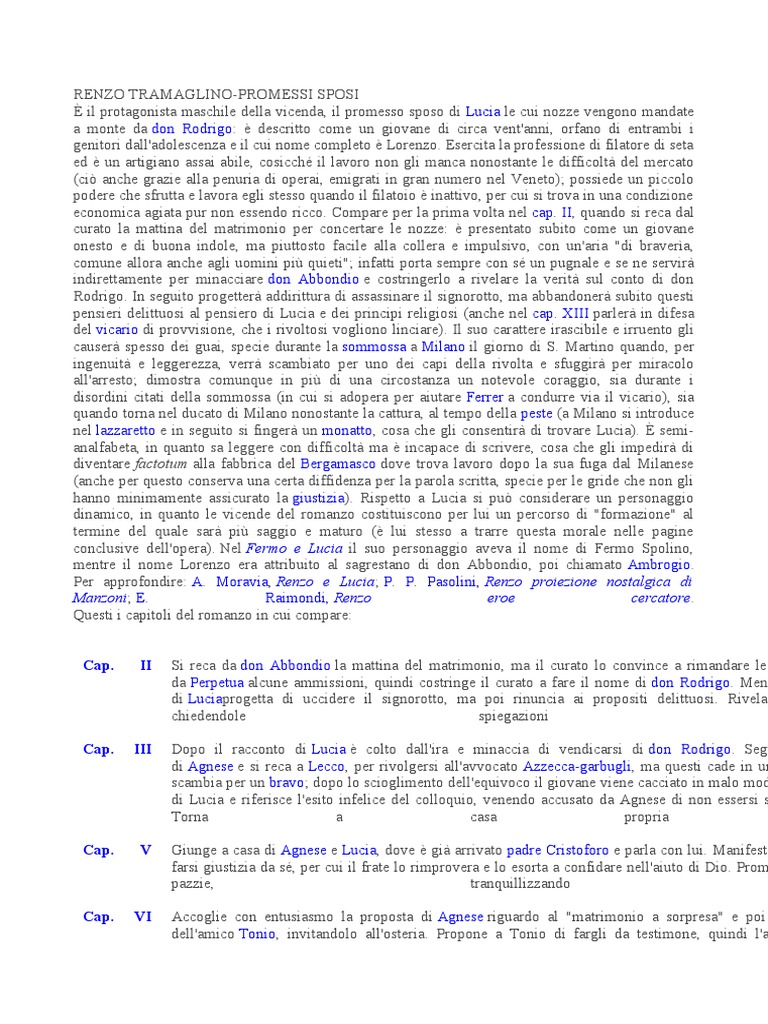 Renzo Tramaglino | PDF