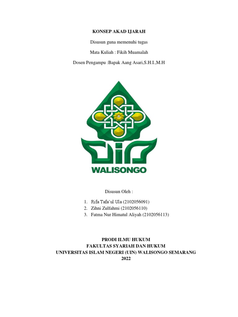 KONSEP AKAD IJARAH. Rev | PDF