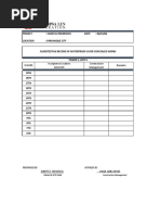 Megger Test Form | PDF | Electrical Engineering | Manufactured Goods