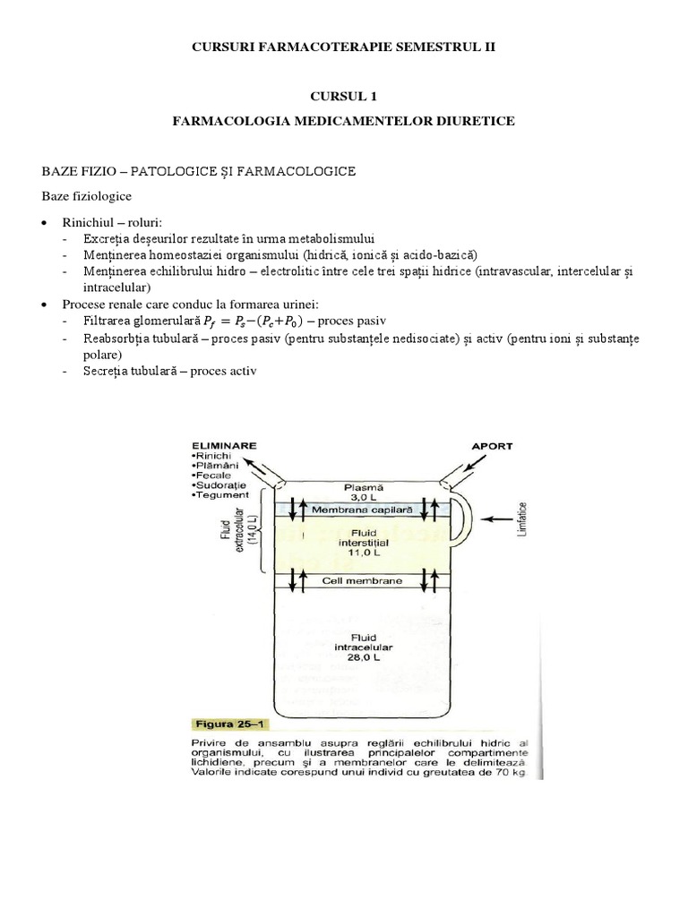 Cursul 1 Farmacoterapie | PDF