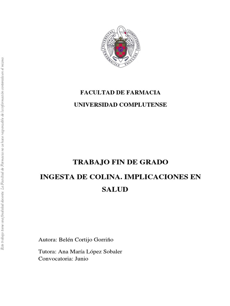 BELEN PILAR CORTIJO - GORRIÑO-trabajo de La Colina | PDF | Bioquímica ...