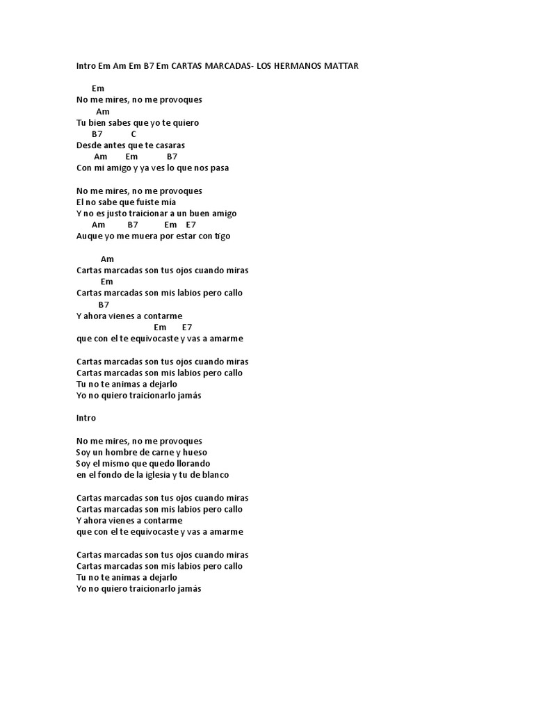 Cartas Marcadas | PDF