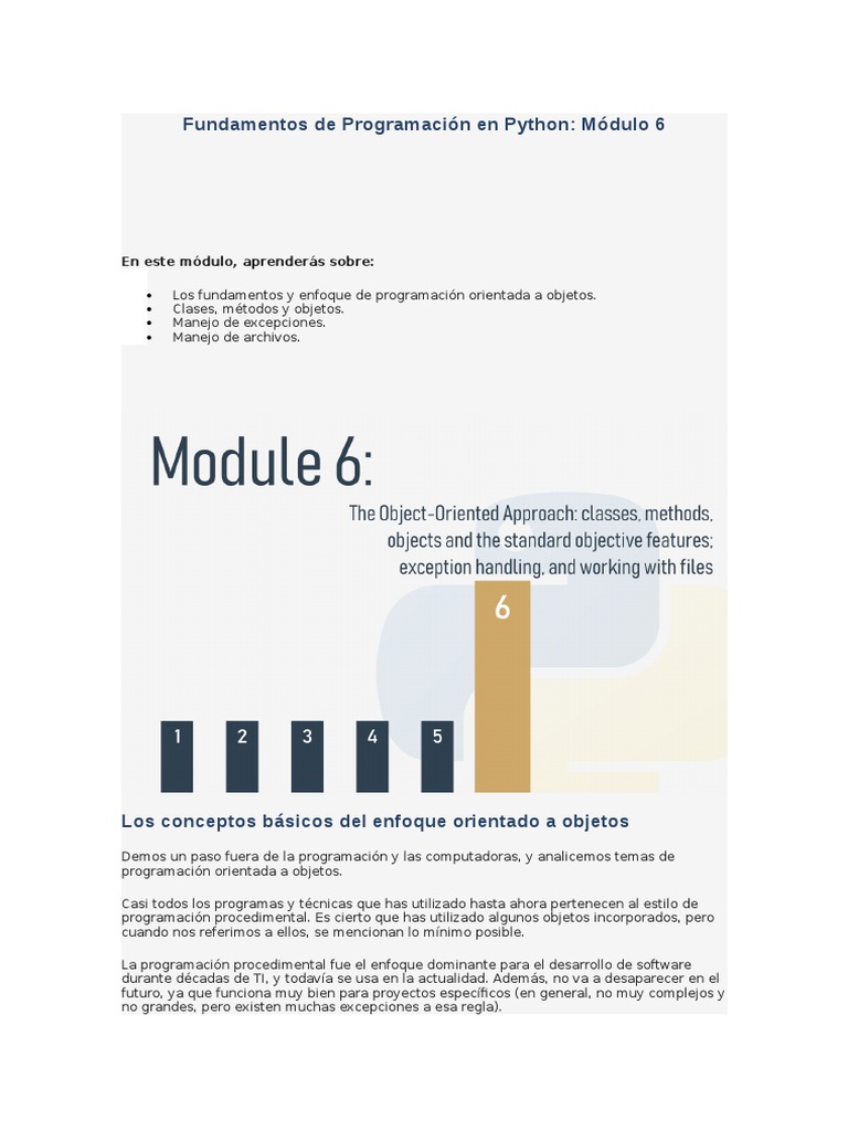 Pcap Programming Essentials In Python 2 Modulo 06 Pdf Objeto
