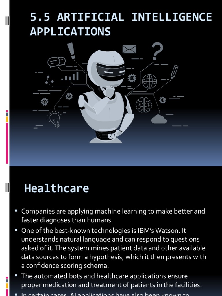 5.5 Artificial Intelligence Applications | PDF | Artificial ...