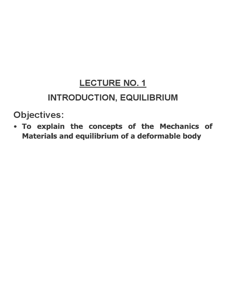 Lecture 1 | PDF