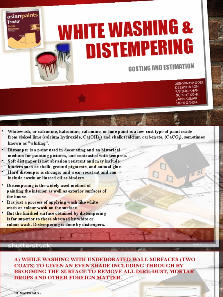 White Washing and Distemper | PDF