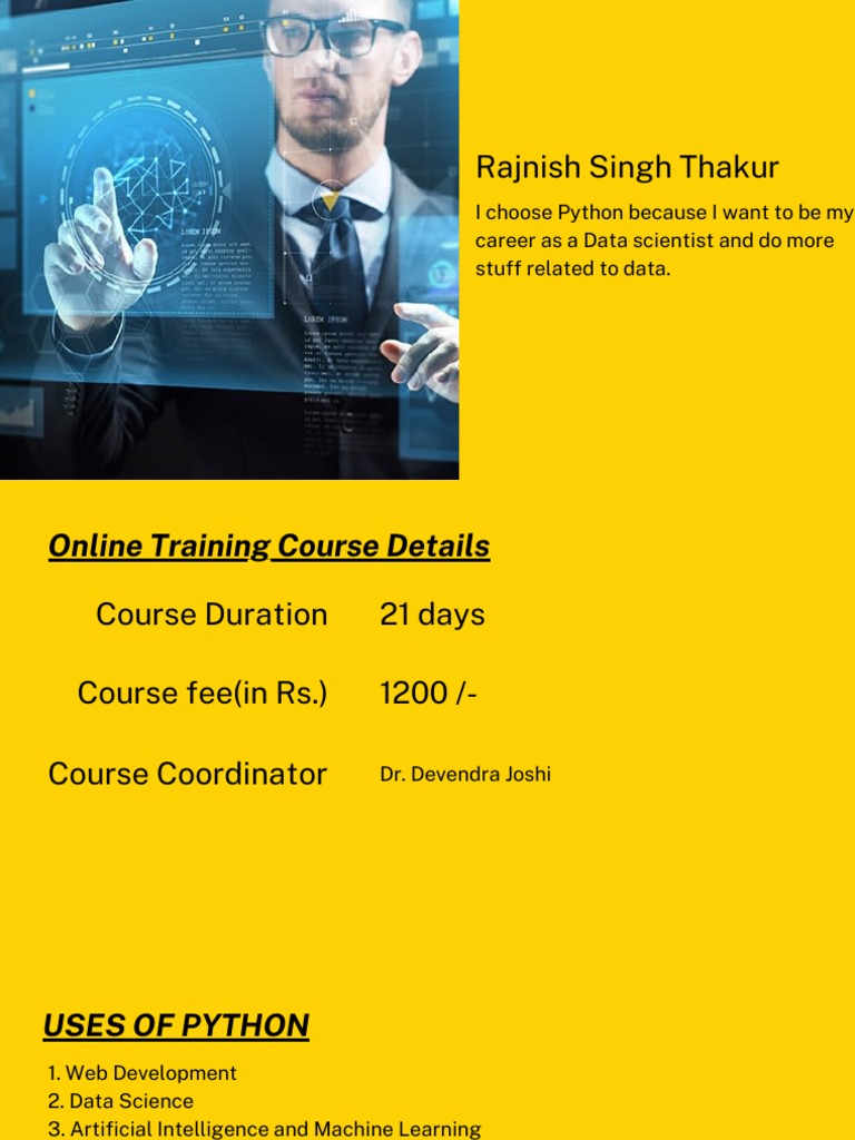Python Programming Training Pdf 1627
