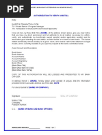 Bank Certificate Sample | PDF