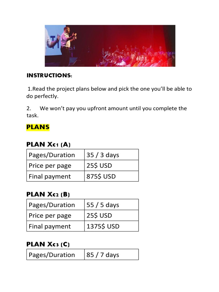 Final Payment of 875 USD for Plan Xc1 | PDF | Computers