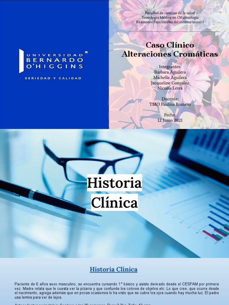 Trabajo Caso Clinico y Corte de OCT | PDF | Rasgos faciales | Cara