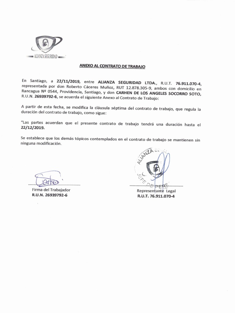 Anexo Carhen de Los Angeles Socorro Soto | PDF