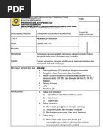 Sop Pemberian Oksigen Dengan NRM | PDF | Kesehatan Holistik | Sains & Matematika