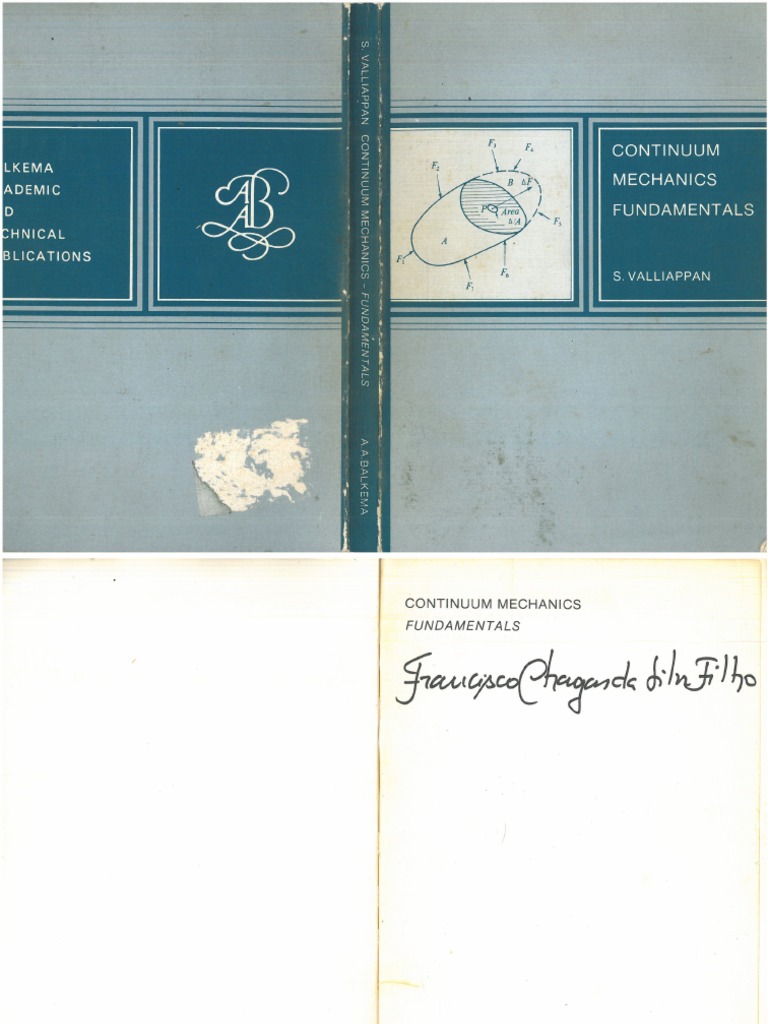 S. Valliappan - Continuum Mechanics Fundamentals | PDF