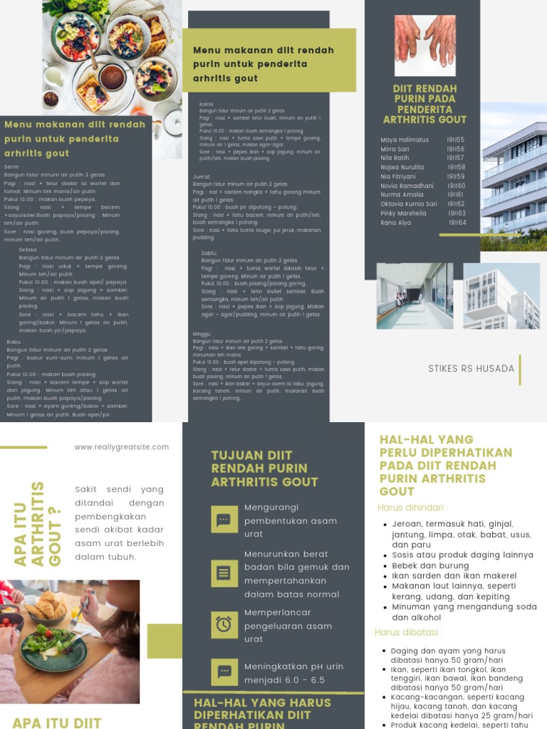 Arthritis Gout - Leaflet | PDF