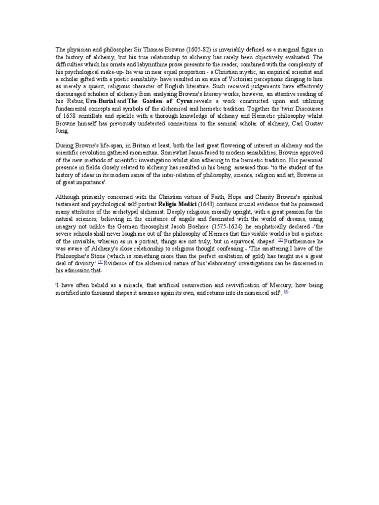 Scintillae Marginilia Hermetic Thought I | PDF | Alchemy | Carl Jung