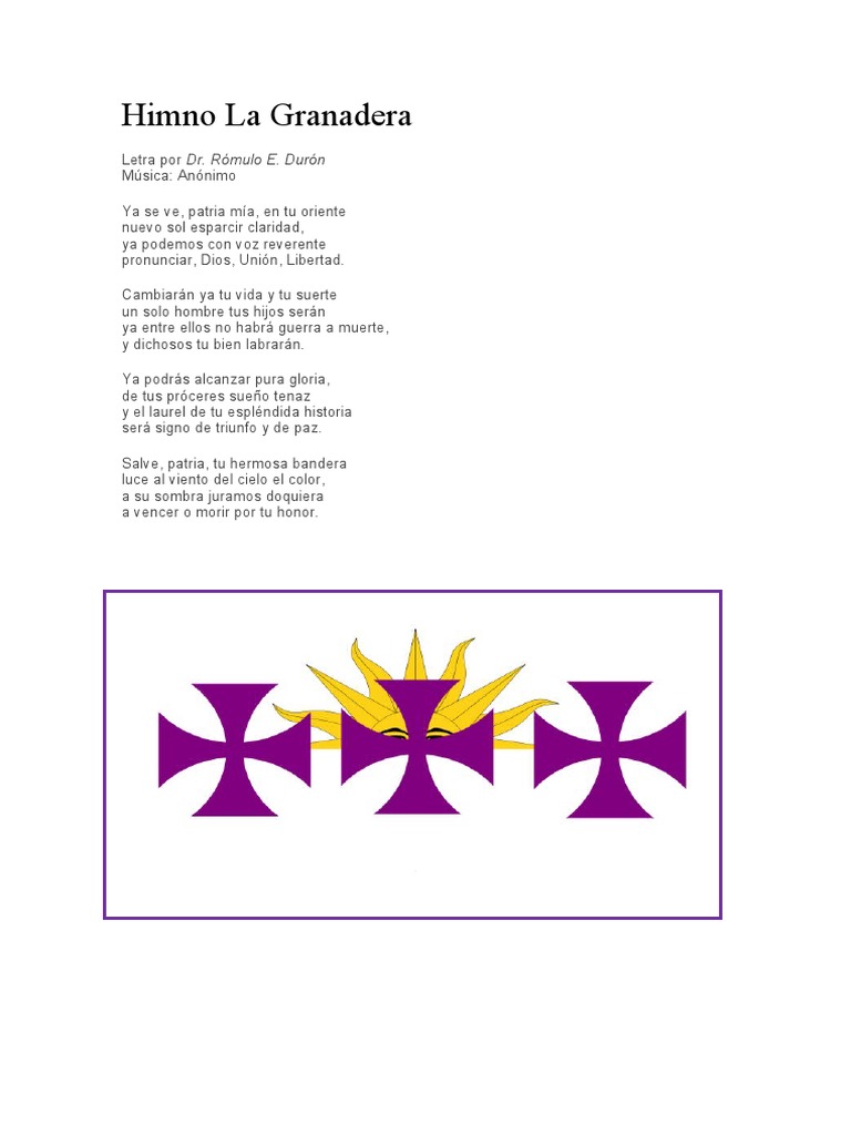 Himno La Granadera | PDF
