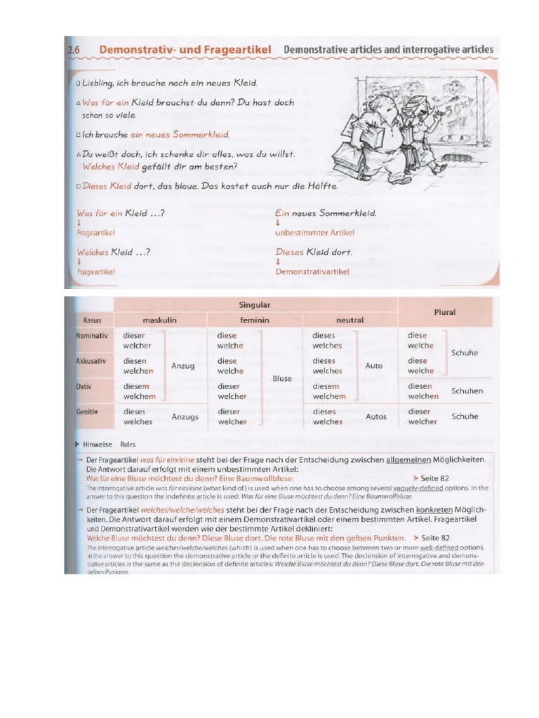 Dieser, Dieses, Diese | PDF