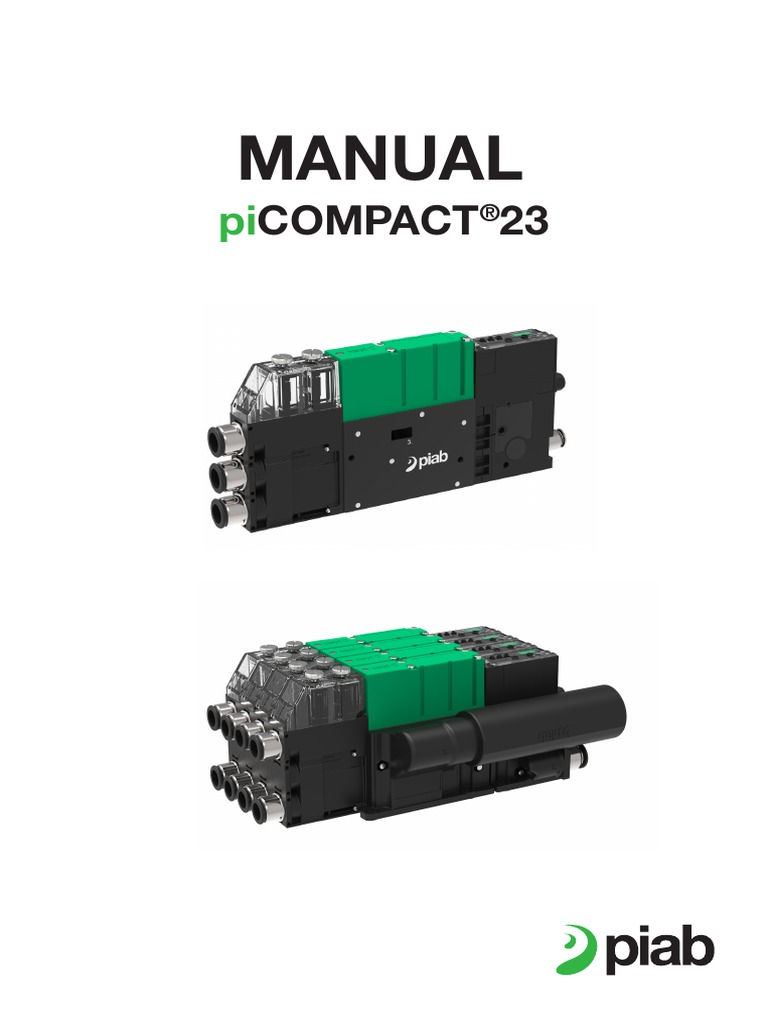 Piab 0205560 Rev08 Picompact23 - Master Manual | PDF | Vacuum Tube ...