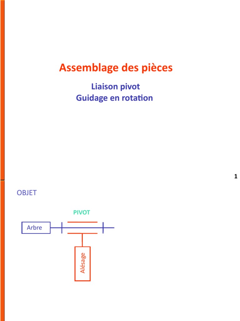 Liaison Pivot | PDF | Palier (mécanique) | Ingénierie mécanique