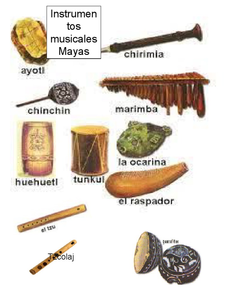 Instrumentos Musicales Mayas | PDF