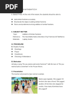 Semi-Detailed Lesson Plan in MATH | PDF | Fraction (Mathematics ...