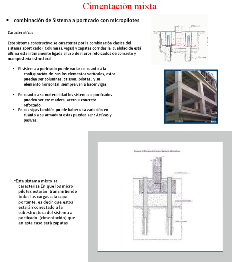 Cimentación Mixta | PDF