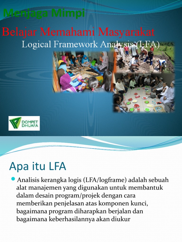 Logical Framework Analysis (LFA) | PDF