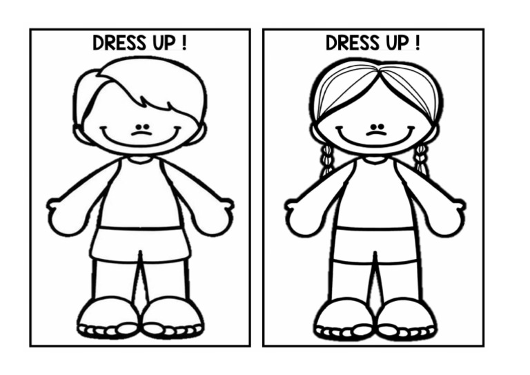 Dress Up Activity Year 2 (Get Dressed) | PDF